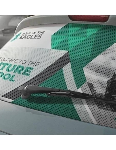 Impresión Vinilo Adhesivo microperforados | 100% online