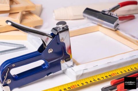 【Cómo colocar un lienzo en un marco paso a paso ️】